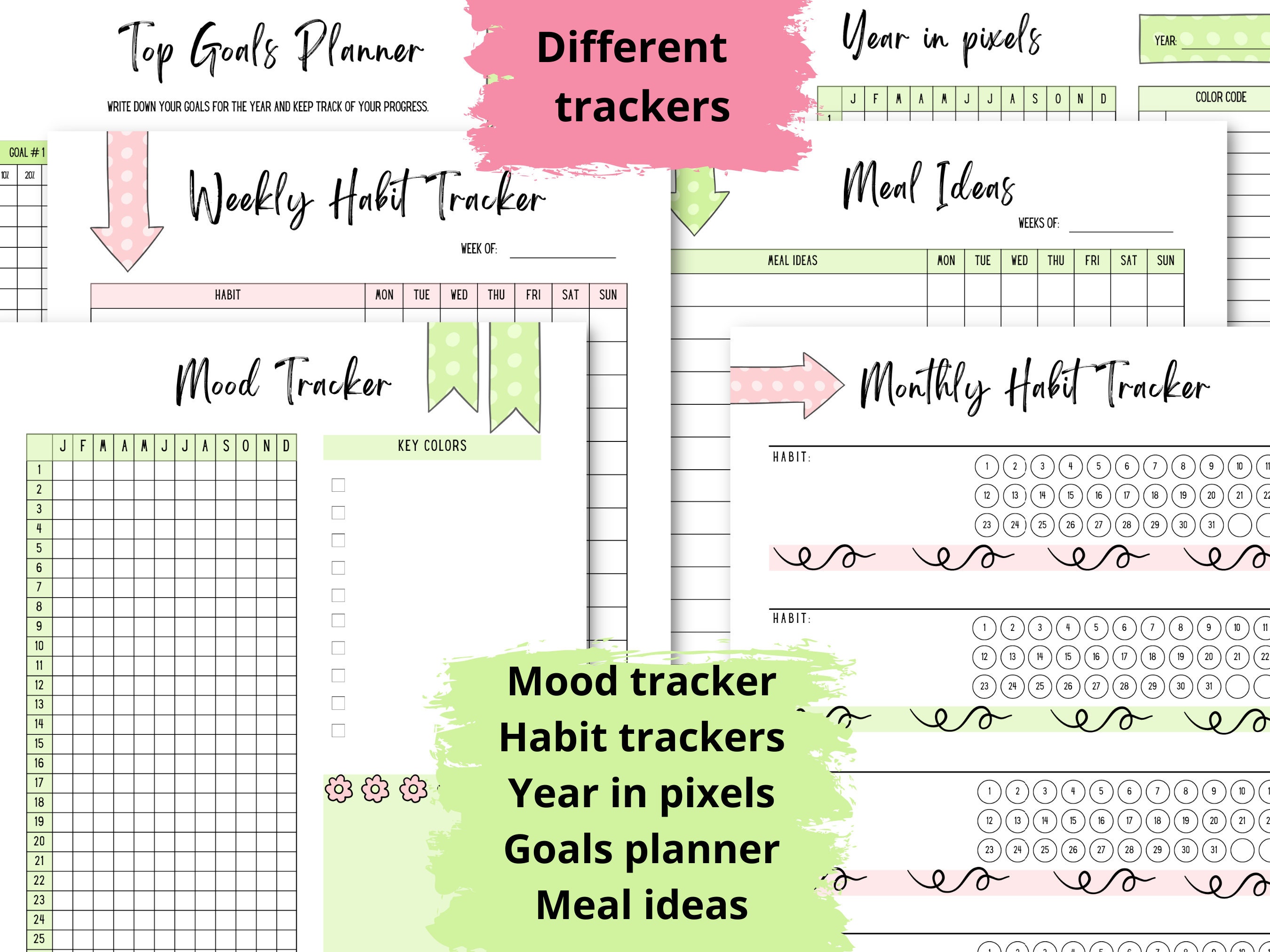 Brain Dump Printable, Brain Dump Planner, Idea Journal, Thought Planner ...