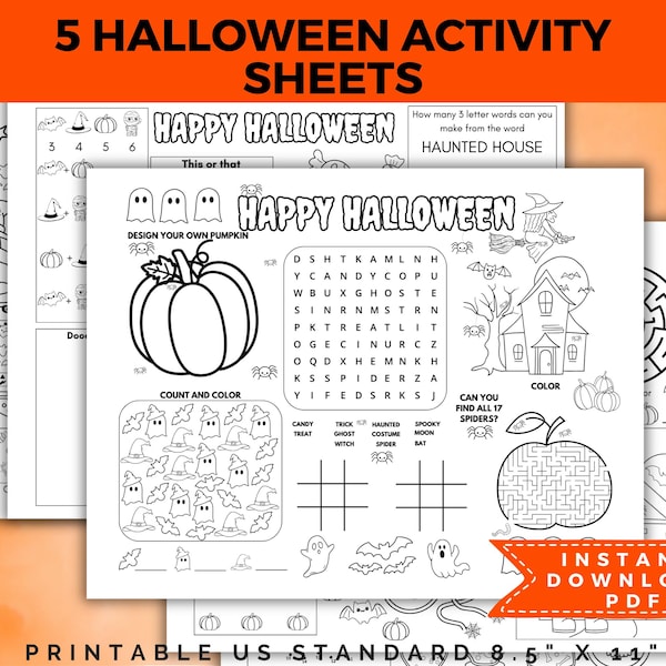 Halloween Placemat - Etsy