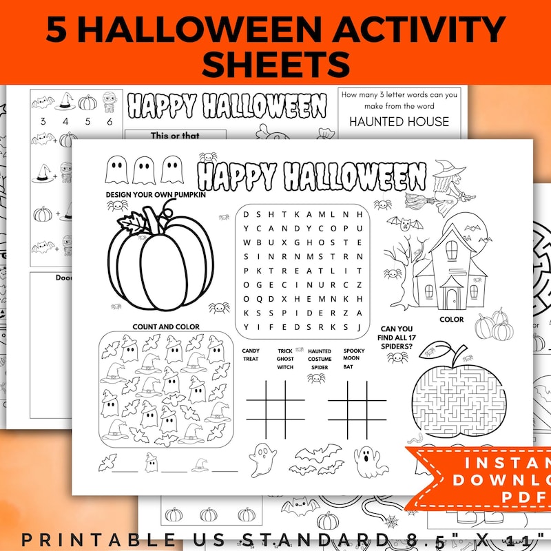 Halloween Placemat - Etsy