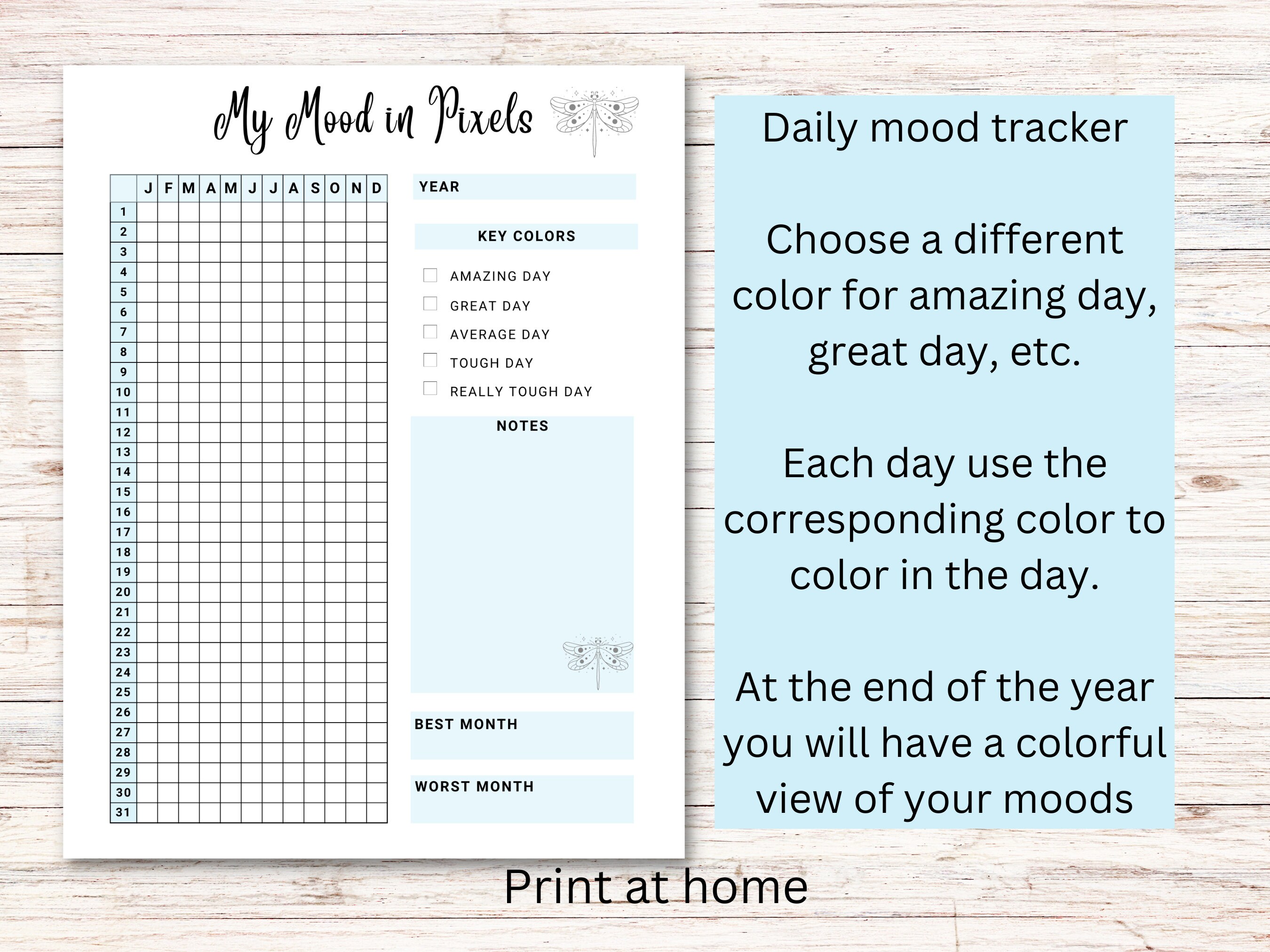Mood Tracker, Year in Pixels, Sleep Tracker, Stress Level Tracker ...