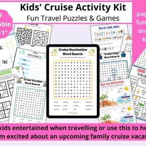 Printable Cruise Activity for Kids Instant Download Kids - Etsy Canada