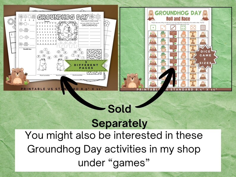 Printable Groundhog Day Craft for Kids, Groundhog Hat, Classroom ...