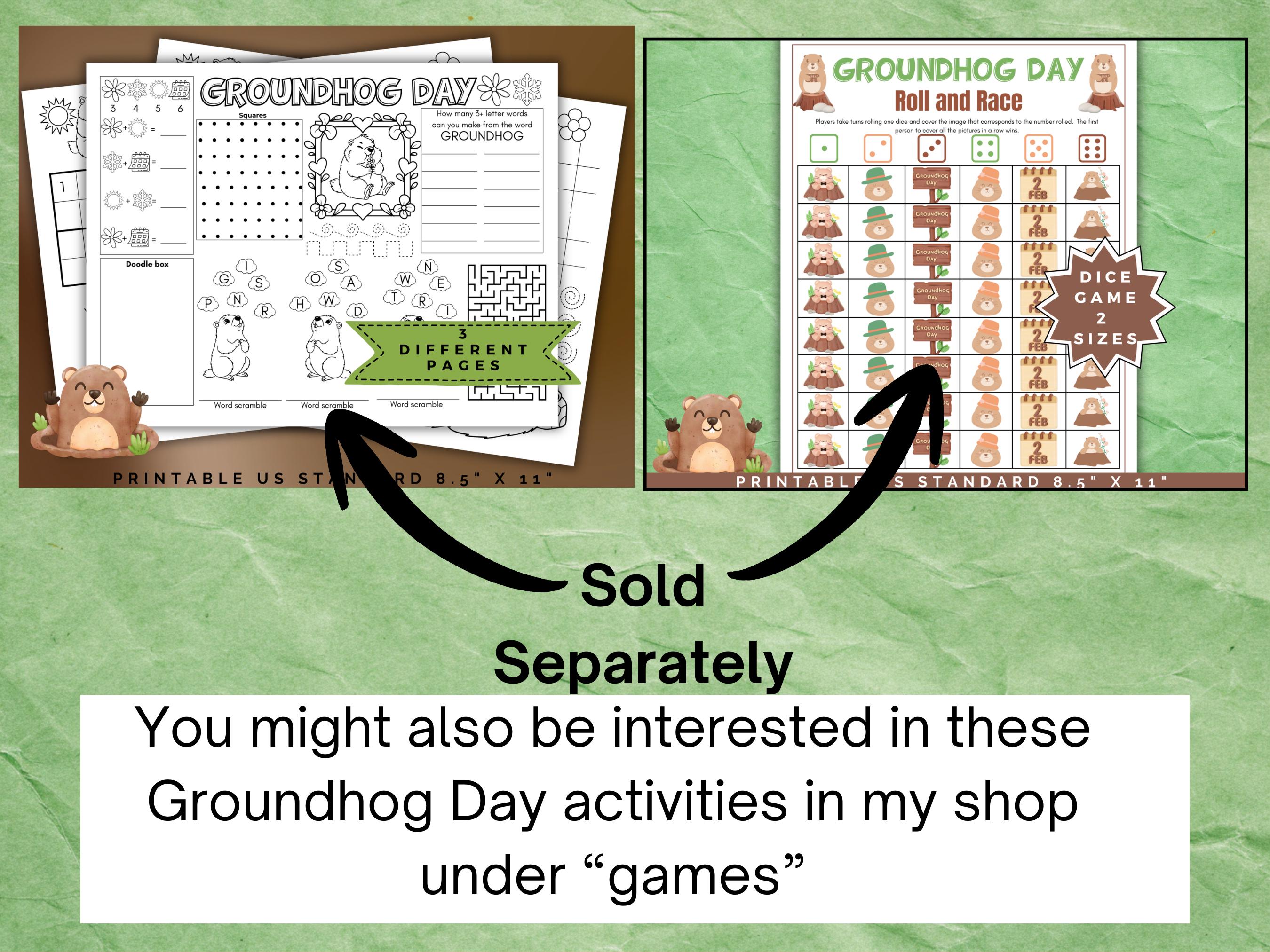 Printable Groundhog Day Craft for Kids, Groundhog Hat, Classroom ...
