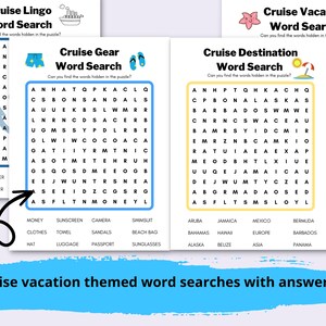 Printable Cruise Activity for Kids, Instant Download, Kids Puzzle ...