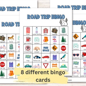 Road Trip Bingo, Road Trip Games, Road Trip Printables, Family Road ...