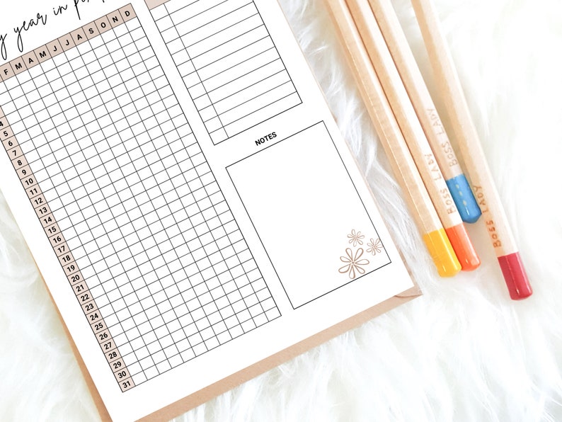 Year in Pixels, Mood Tracker, Sleep Tracker, Stress Level Tracker ...