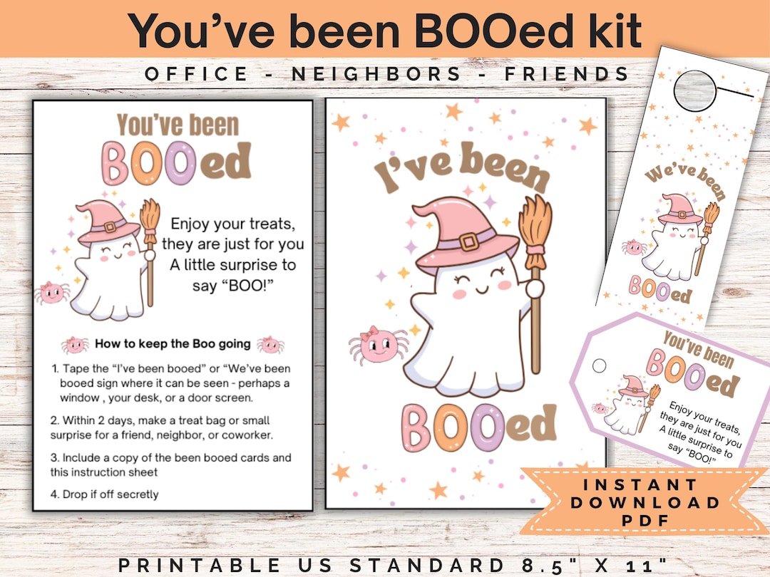 You've Been Booed, Booed Office Version, Halloween Gift Exchange Game ...