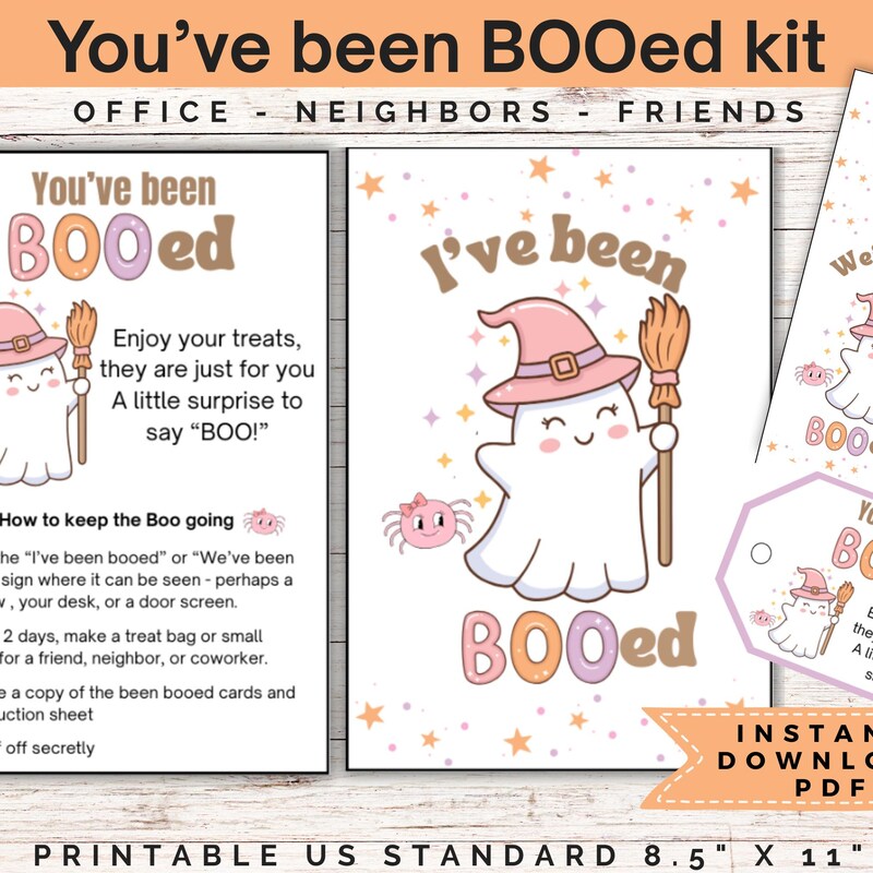 You've Been Booed Office - Etsy