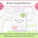 Brain Dump Printable, Brain Dump Planner, Idea Journal, Thought Planner ...