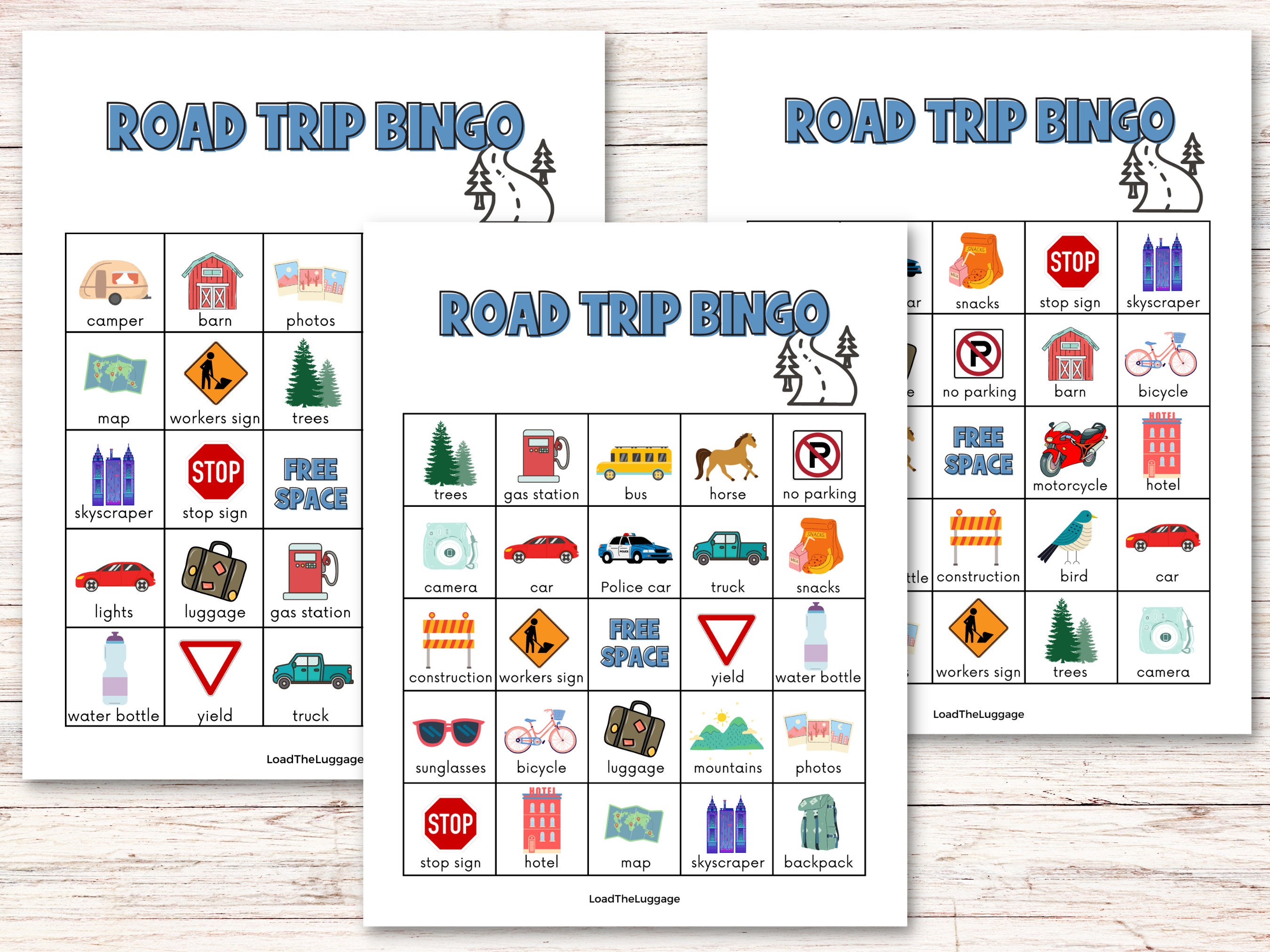 Road Trip Bingo, Road Trip Games, Road Trip Printables, Family Road ...
