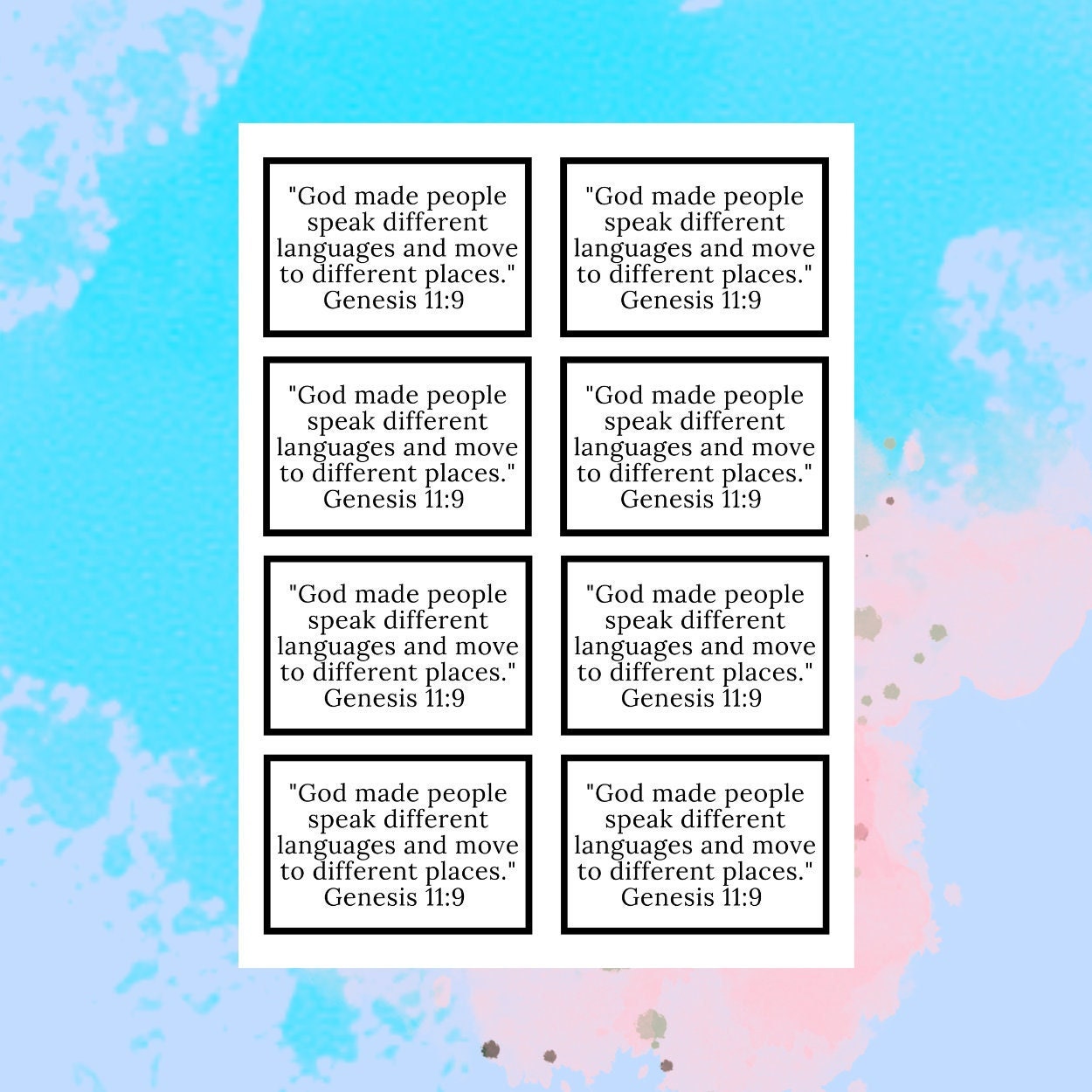 Printout Kids Craft the Tower of Babble Bible Story Activity - Sunday ...