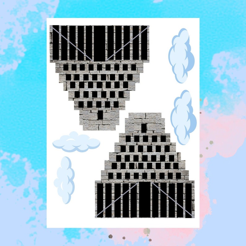 Printout Kids Craft the Tower of Babble Bible Story Activity - Sunday ...