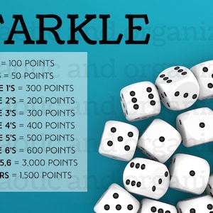 Farkle Rules Download Dice Game PDF Printable - Etsy