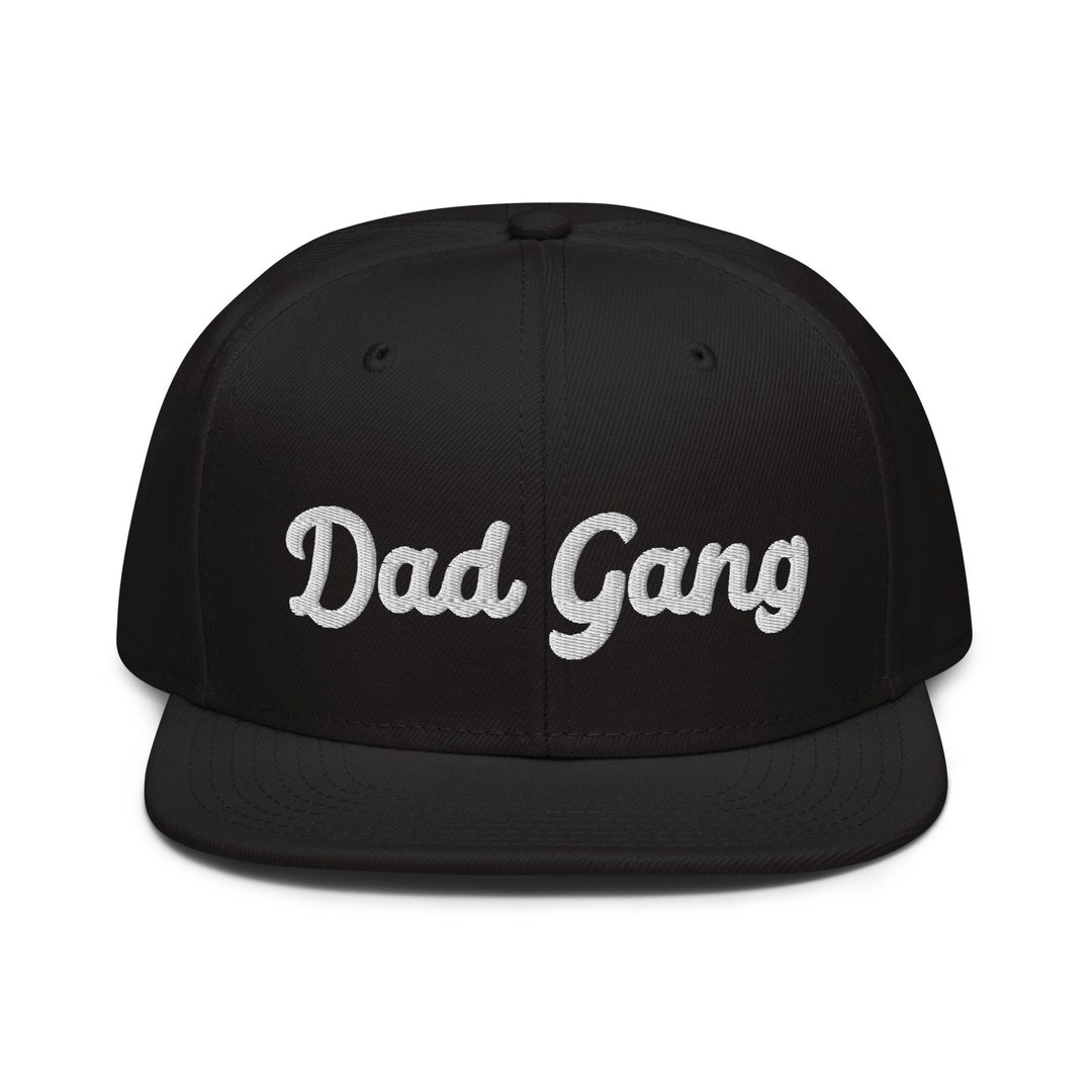 Dad Gang Snapback Hat Embroidered Gift for New Dads Baby Shower Gift ...