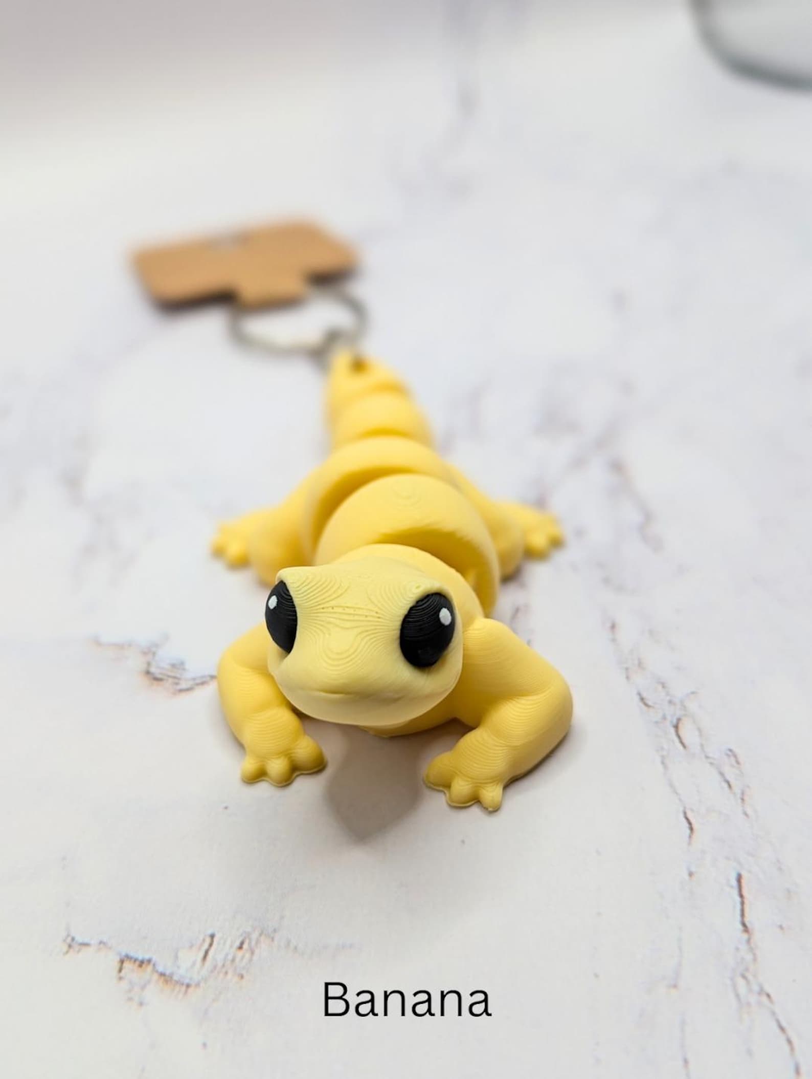 Lizard 3D Printed Flexi Articulated Keychain - Etsy