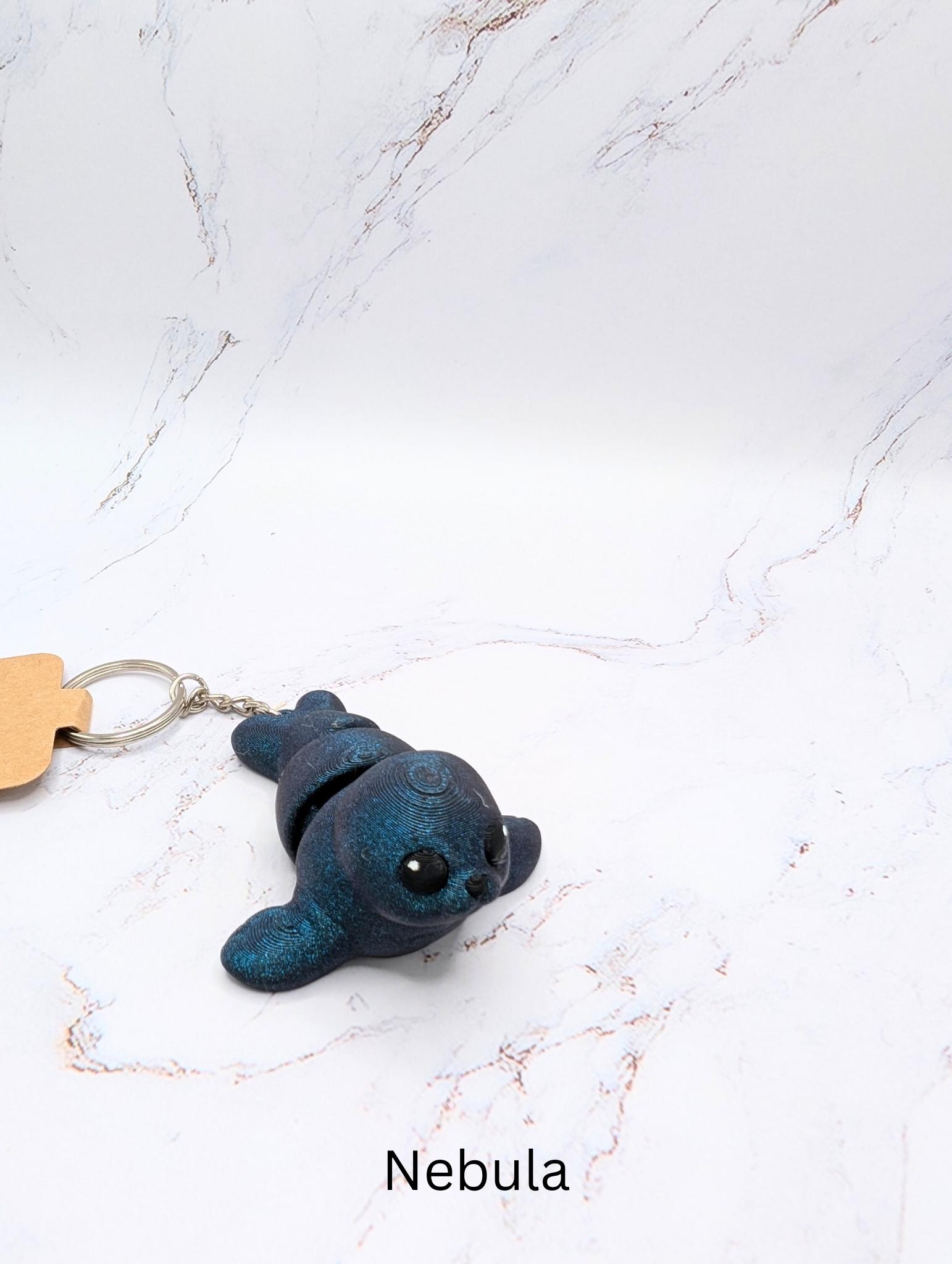 Seal 3D Printed Flexi Articulated Keychain - Etsy