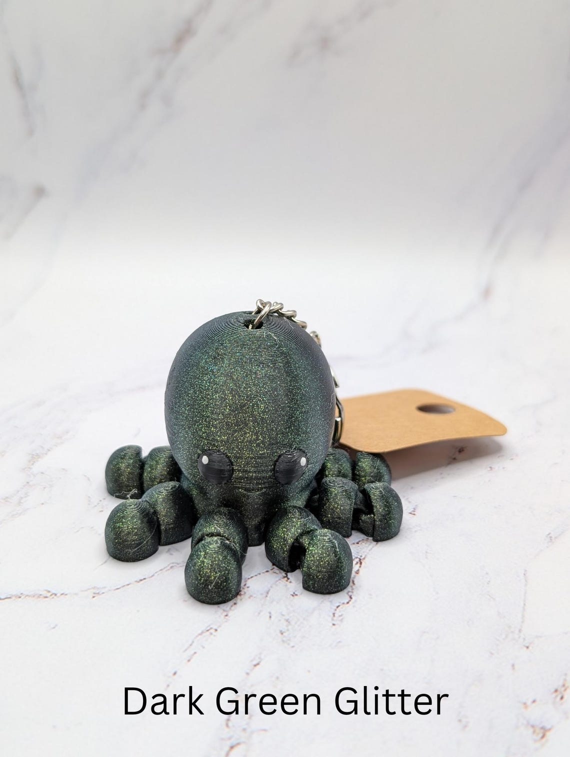 Octopus 3D Printed Flexi Articulated Keychain - Etsy