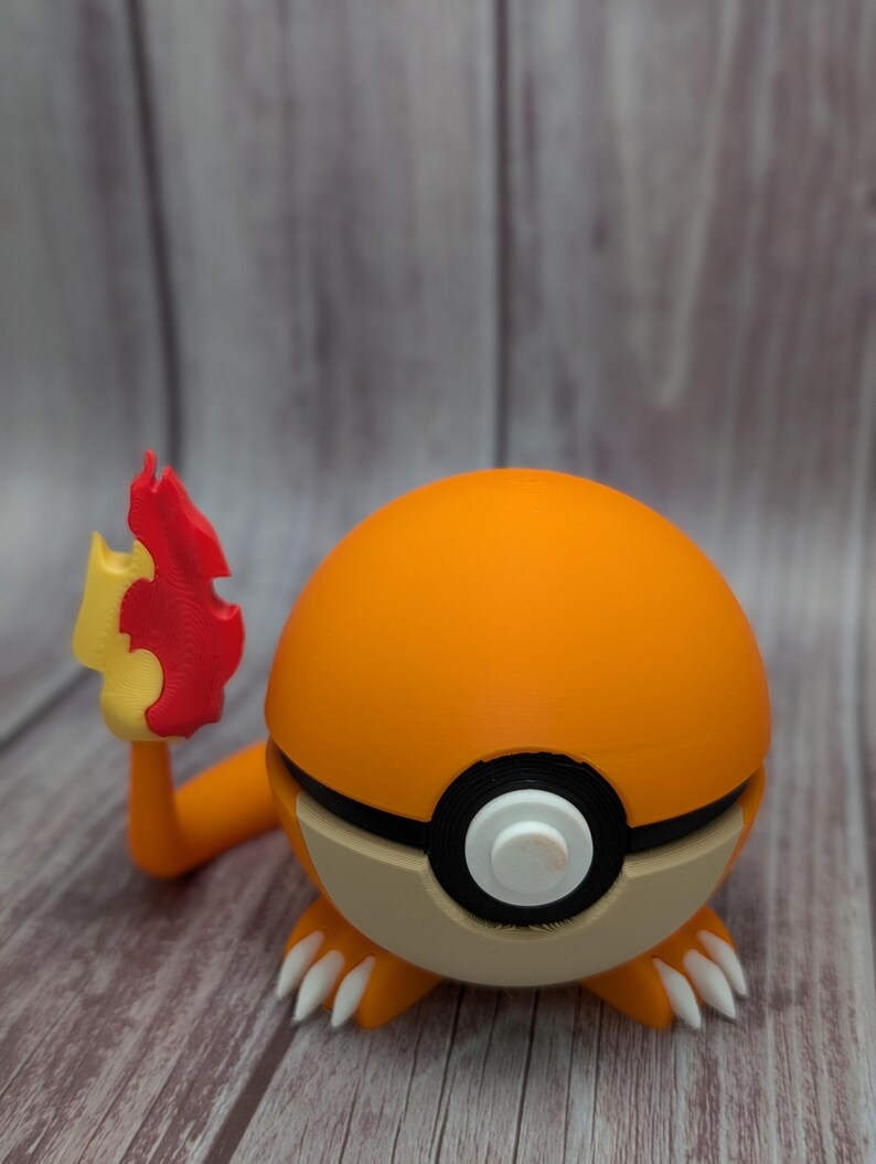 Pokemon Charizard Pokeball - Unique 3d Printed for Display or Play! - Etsy
