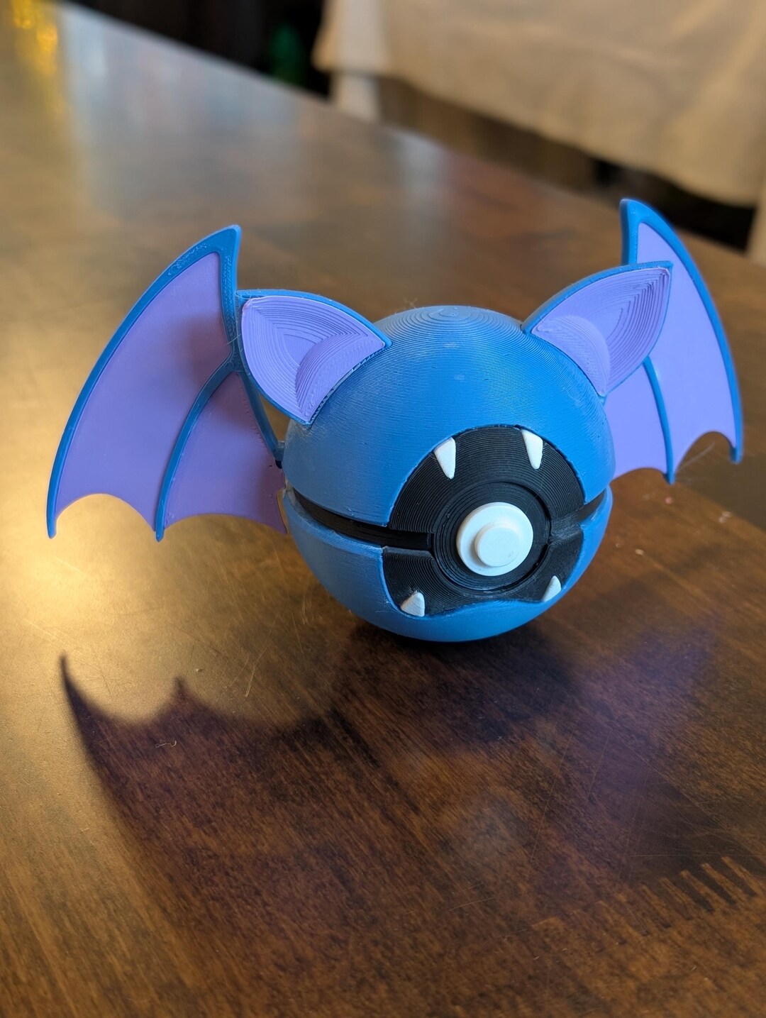 Pokemon Zubat Pokeball - Unique 3d Printed for Display or Play! - Etsy
