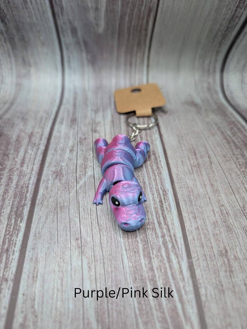 T-rex 3D Printed Flexi Articulated Keychain - Etsy UK