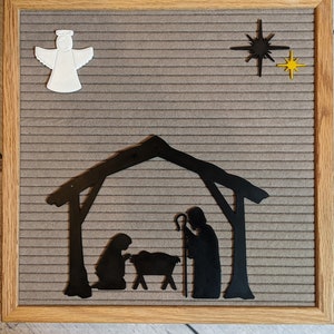 Nativity Letterboard Set Large - Etsy