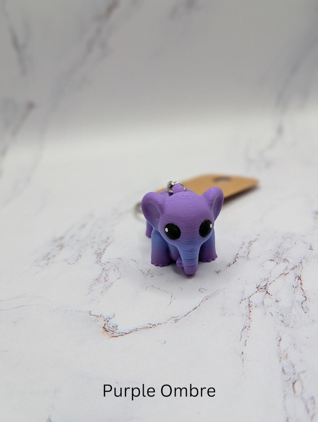 Elephant 3D Printed Flexi Articulated Keychain - Etsy