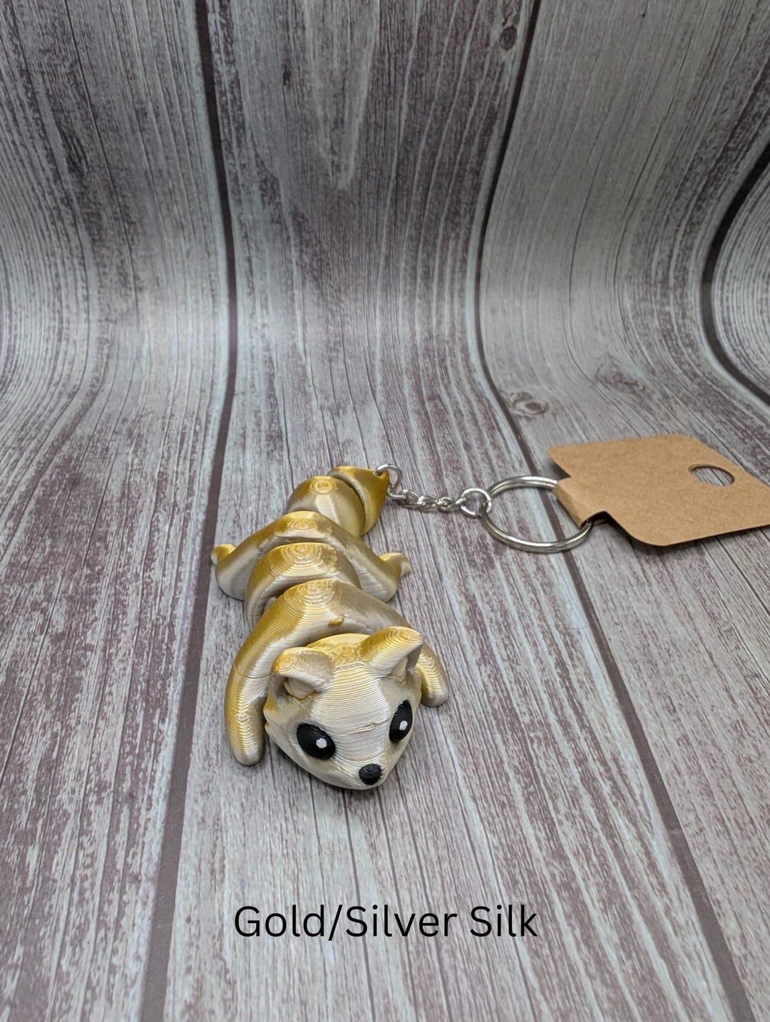 Fox 3D Printed Flexi Articulated Keychain - Etsy