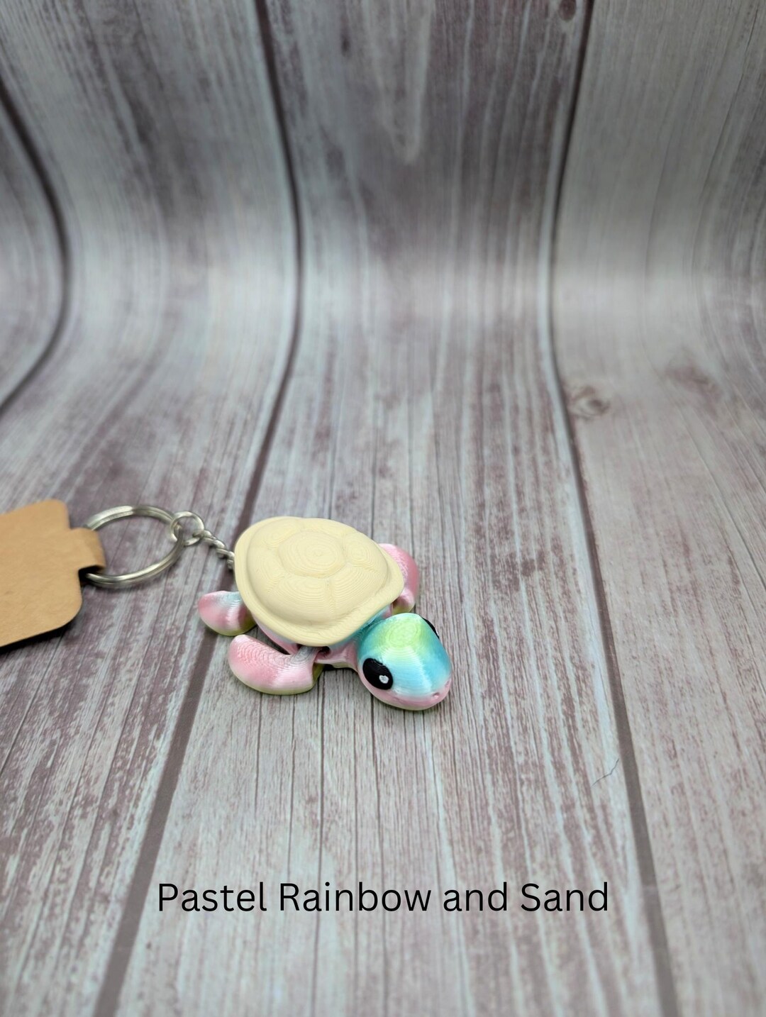 Turtle 3D Printed Flexi Articulated Keychain - Etsy