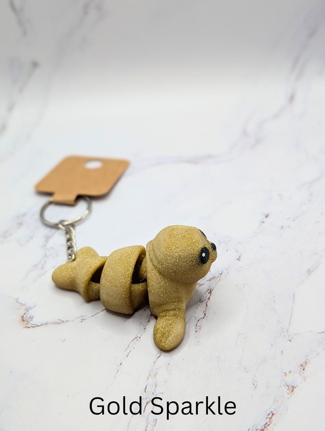 Seal 3D Printed Flexi Articulated Keychain - Etsy