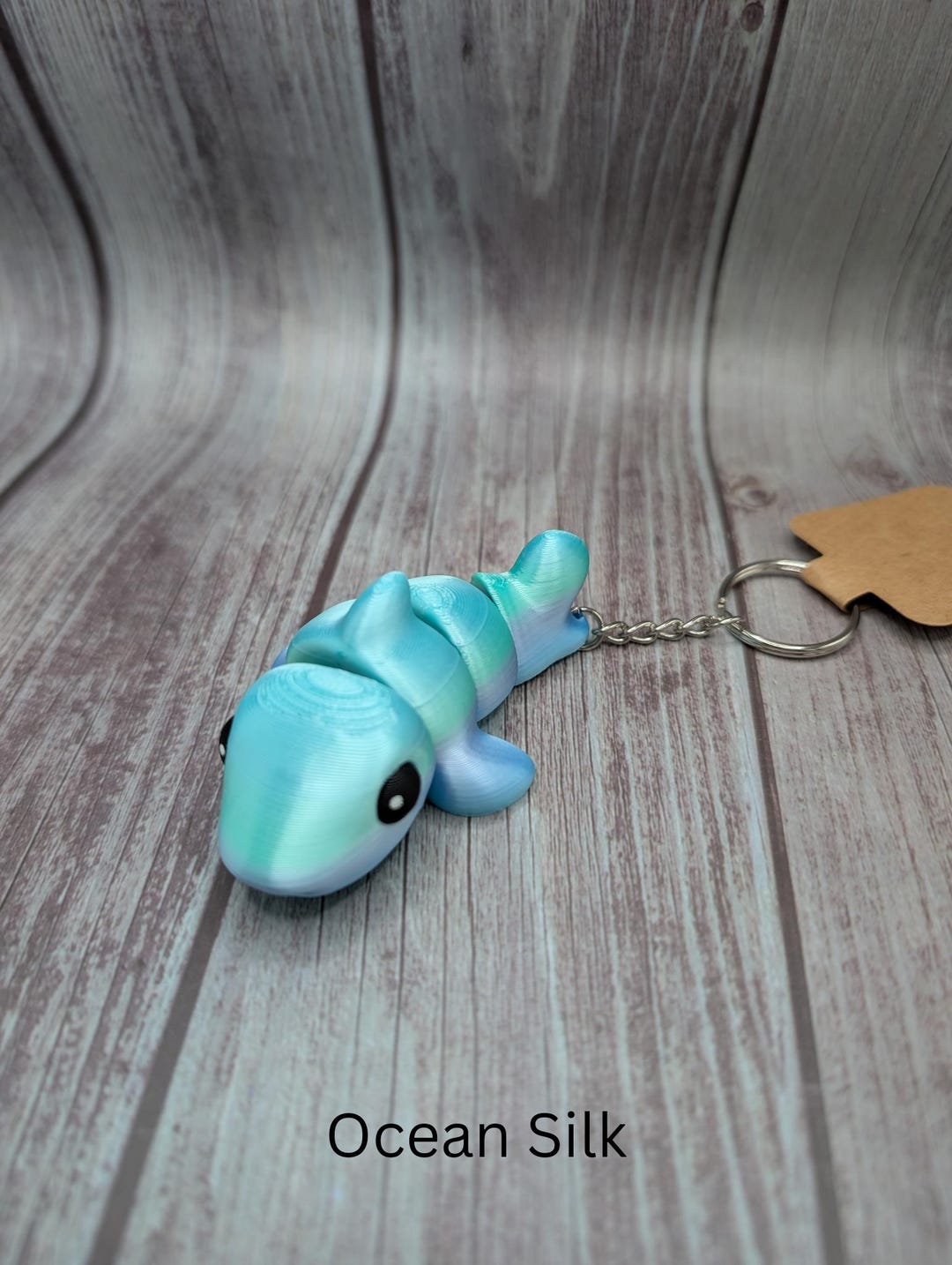 Shark 3D Printed Flexi Articulated Keychain - Etsy