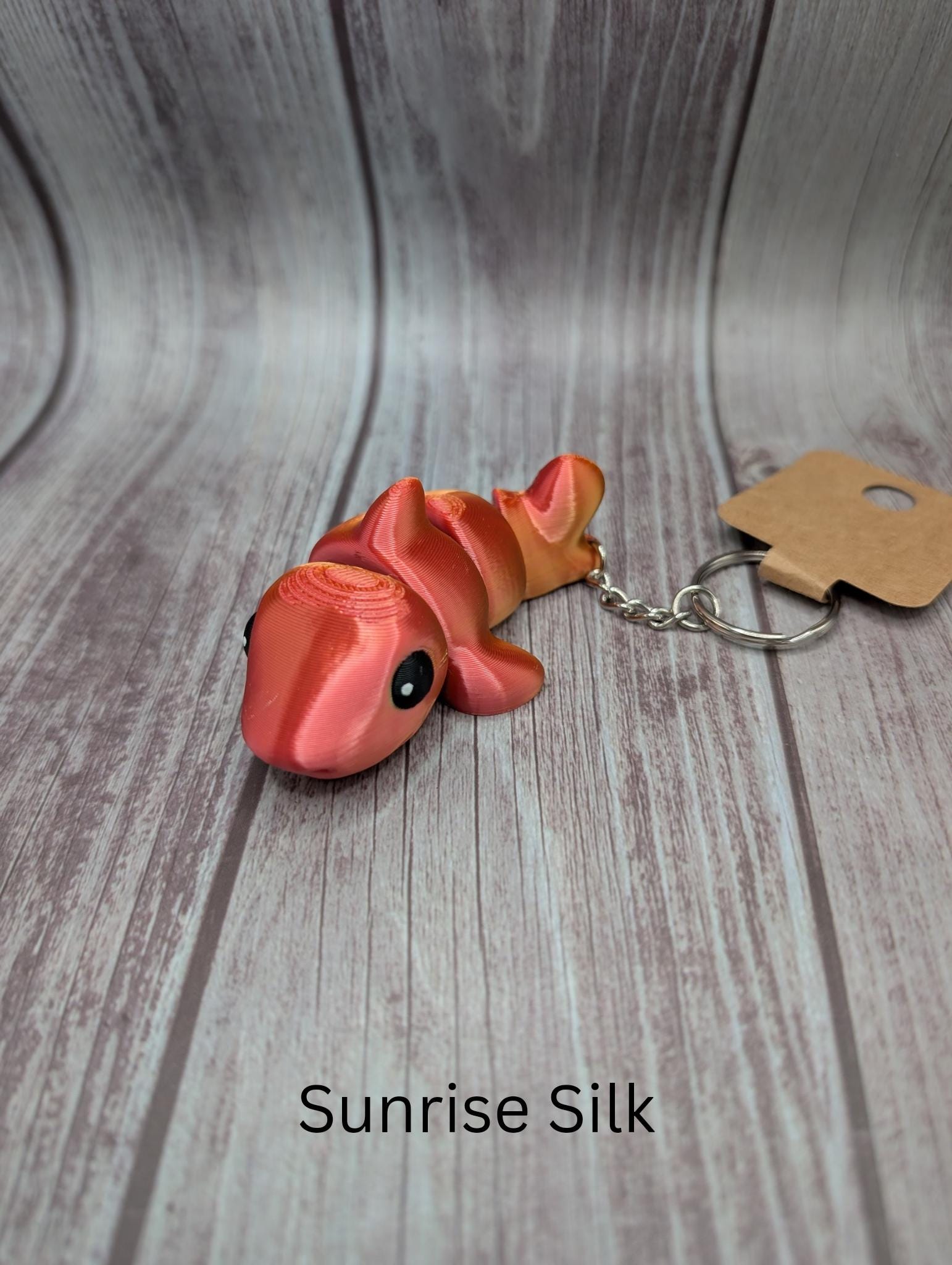 Shark 3D Printed Flexi Articulated Keychain - Etsy