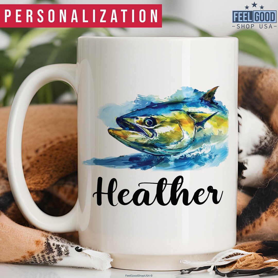 Tuna Mug Personalized Tuna Gift, Custom Tuna Cup With Name, Tuna Name ...