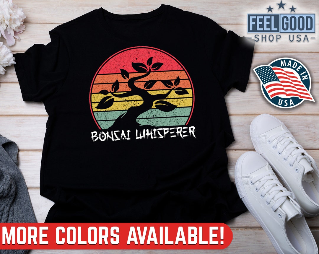 Bonsai Tree Shirt, Bonsai Whisperer T-shirt, Bonsai Tree Lovers Gift ...
