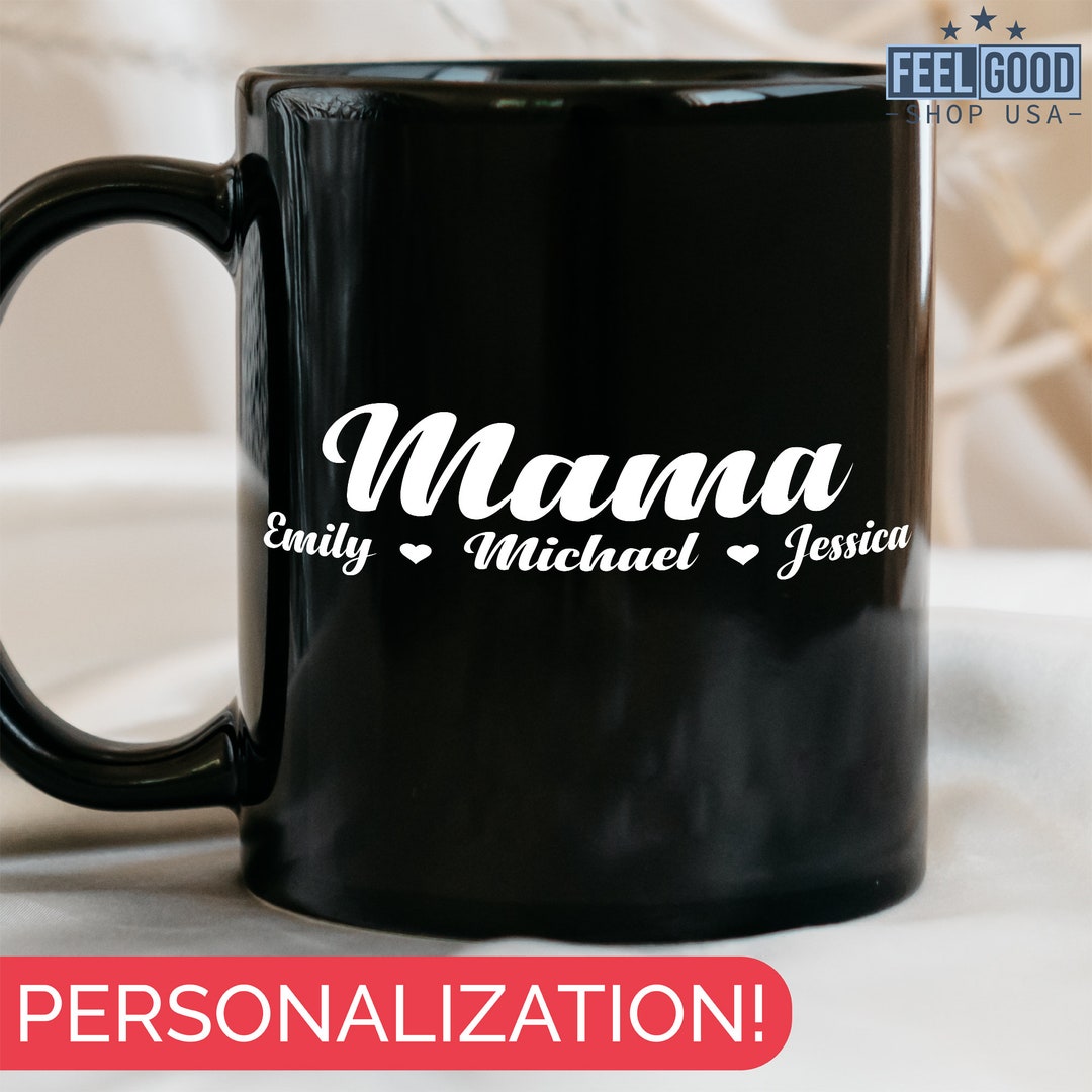 Custom Mom Mug With Names, Custom Mothers Day Gift for Her, Cute Mom ...