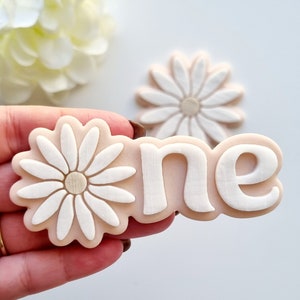 Personalized Number 1 Cookies Cutter Stamp Embosser for Baby First ...
