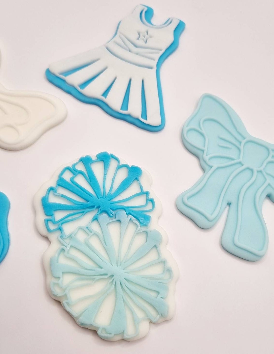 Cheerleader Pom Poms Raised Cookie Stamp/debosser & Cutter - Etsy
