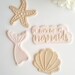 Clam Shell Raised Cookie Stamp/fondant Debosser & Cutter - Etsy