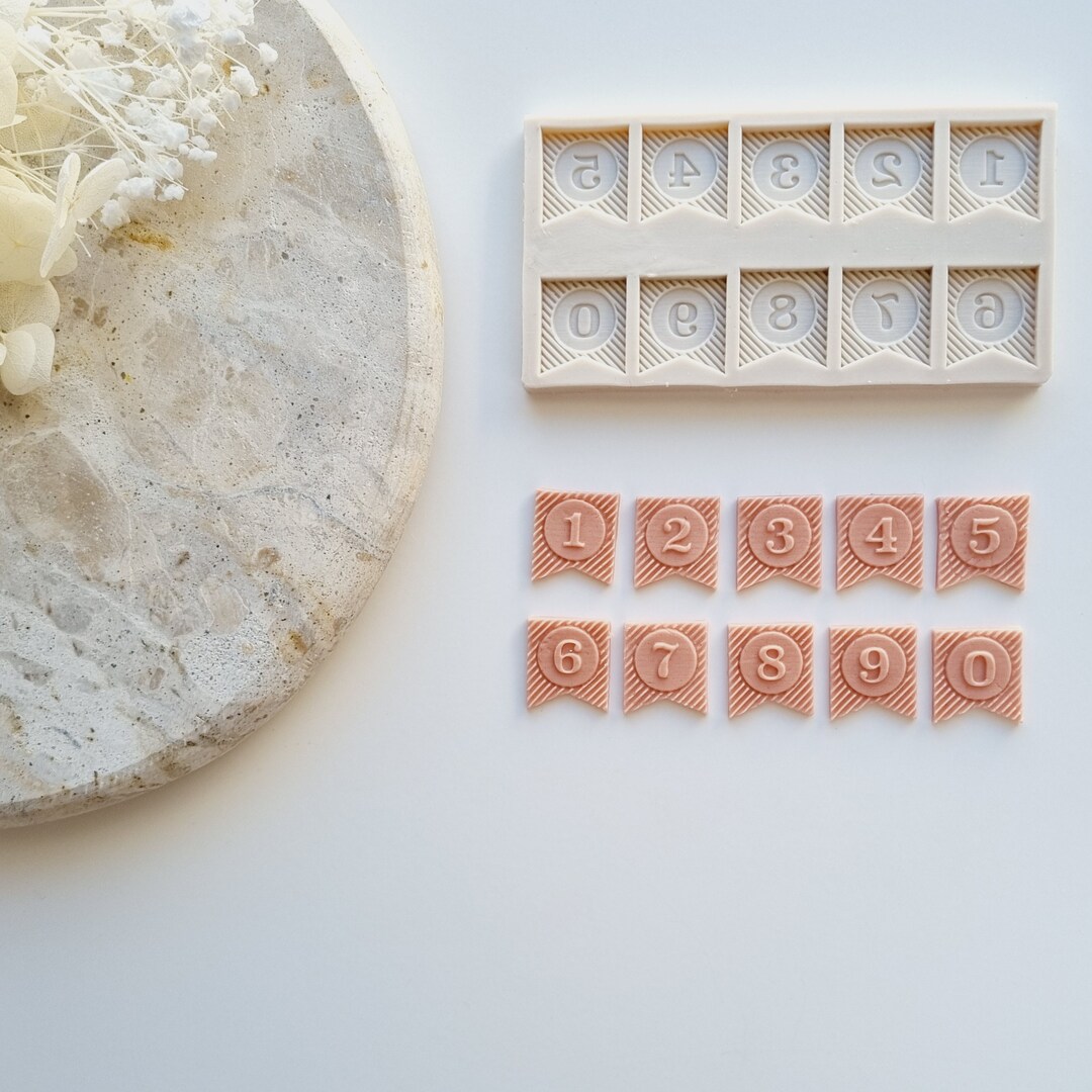 Bunting Numbers Silicone Mould - Etsy
