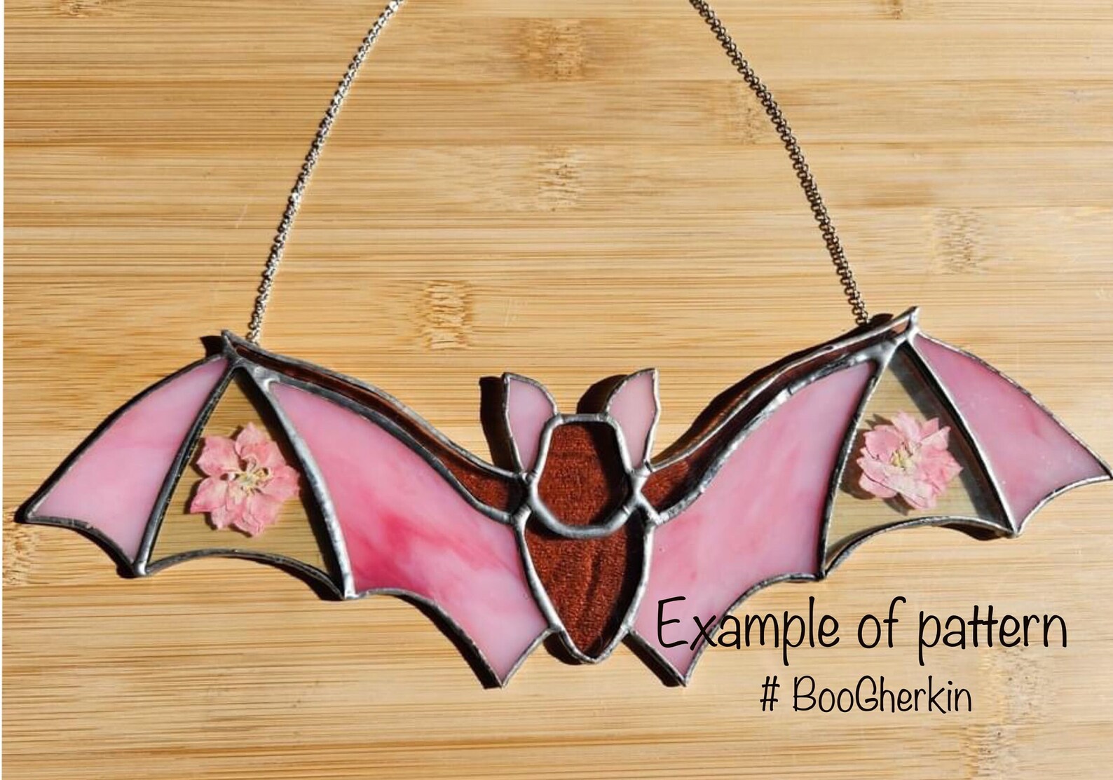 Flora the Bat Stained Glass Pattern Pdf - Etsy