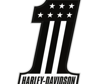 Harley Davidson Decal - Etsy