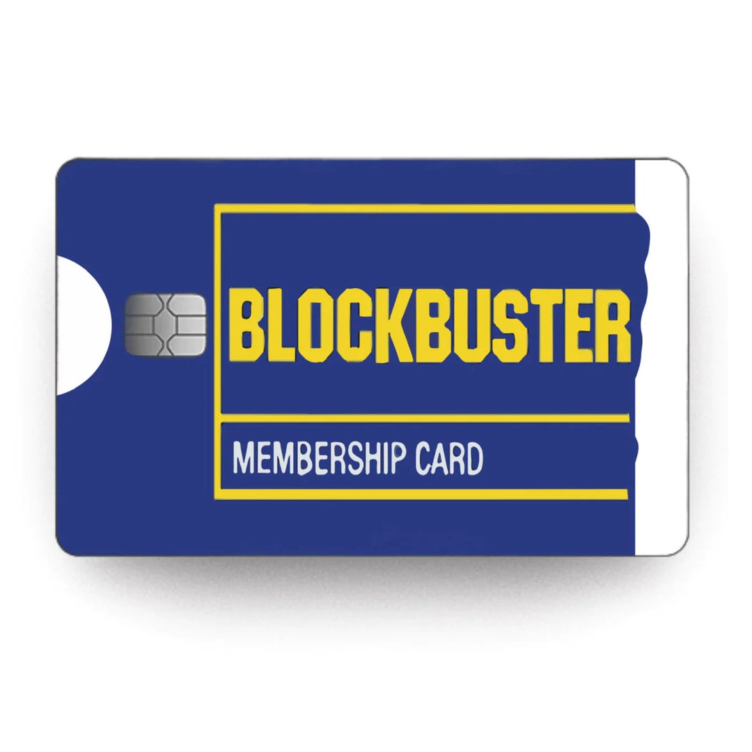Credit Card Sticker Vinyl Skins Block-buster Card Cover Decal - Etsy