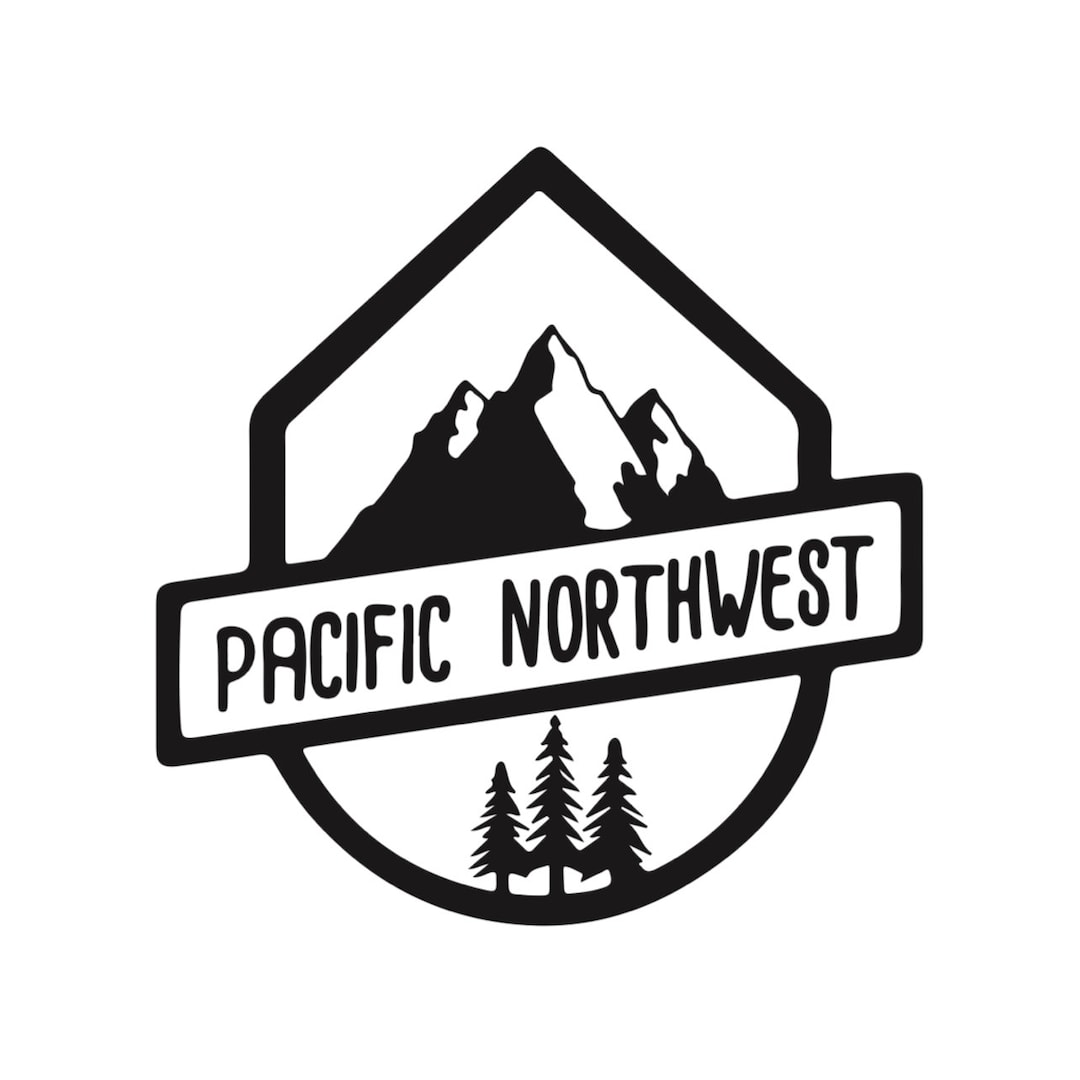 PNW Pacific Northwest Logo Decal Sticker - Etsy