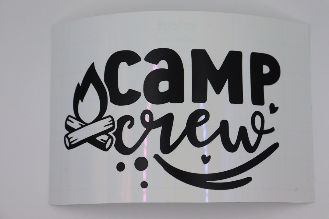 Camp Crew Vinyl Decal - Window Decal - Etsy