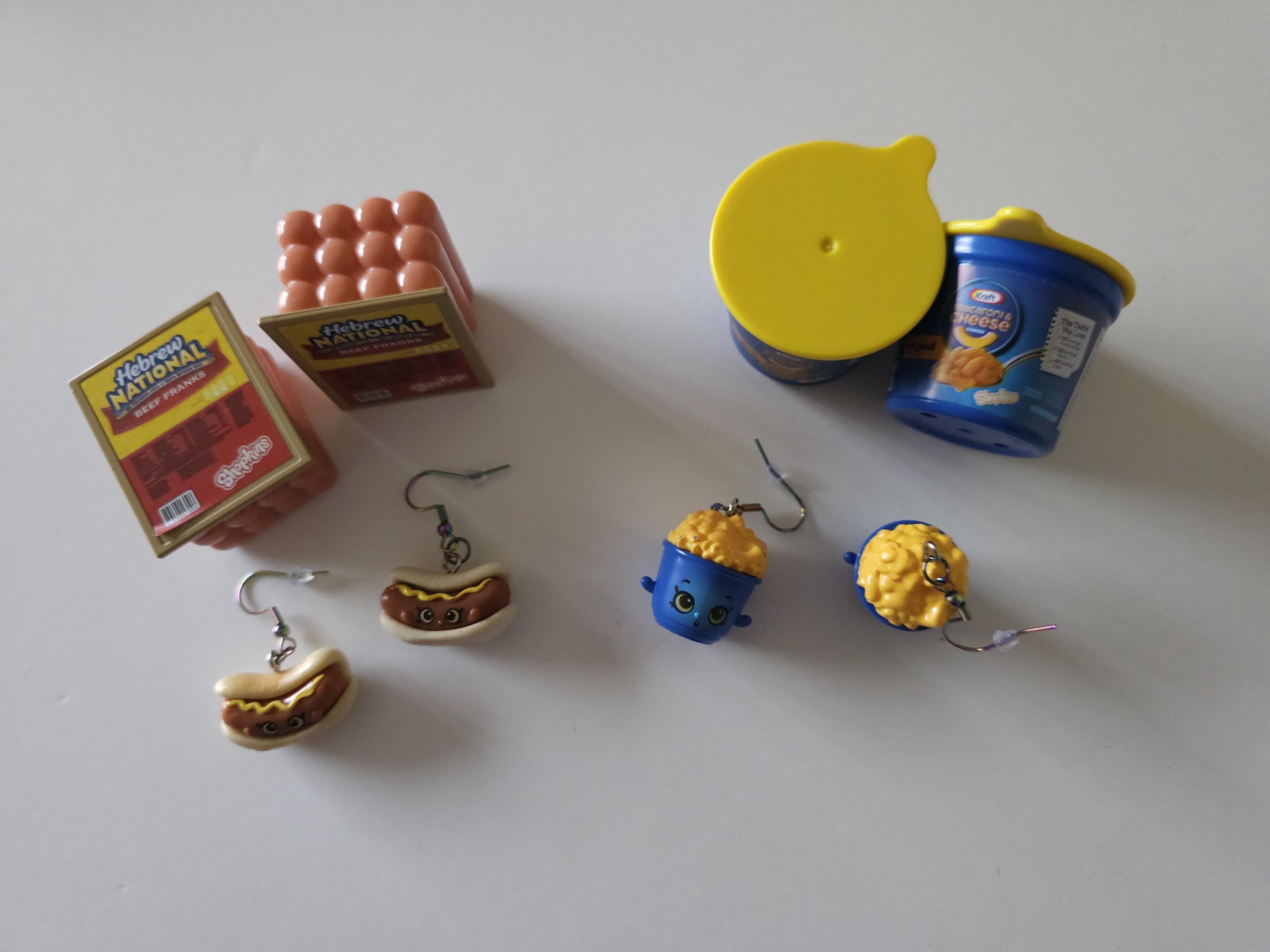 Shopkins Mini Brand Earrings - Etsy