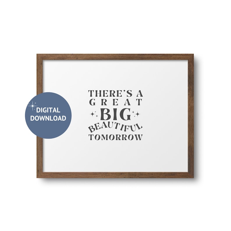 A Great Big Beautiful Tomorrow Printable | Carousel of Progress Ride ...