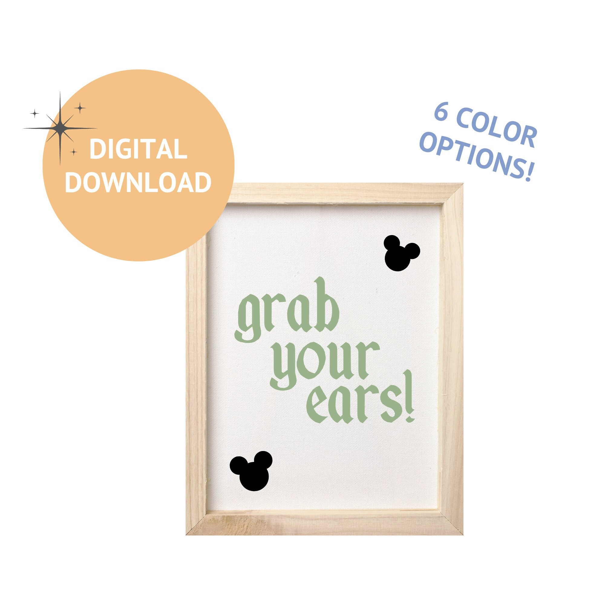 Grab Your Ears | Disneyland Party Decor | Disneyland Photo Props ...