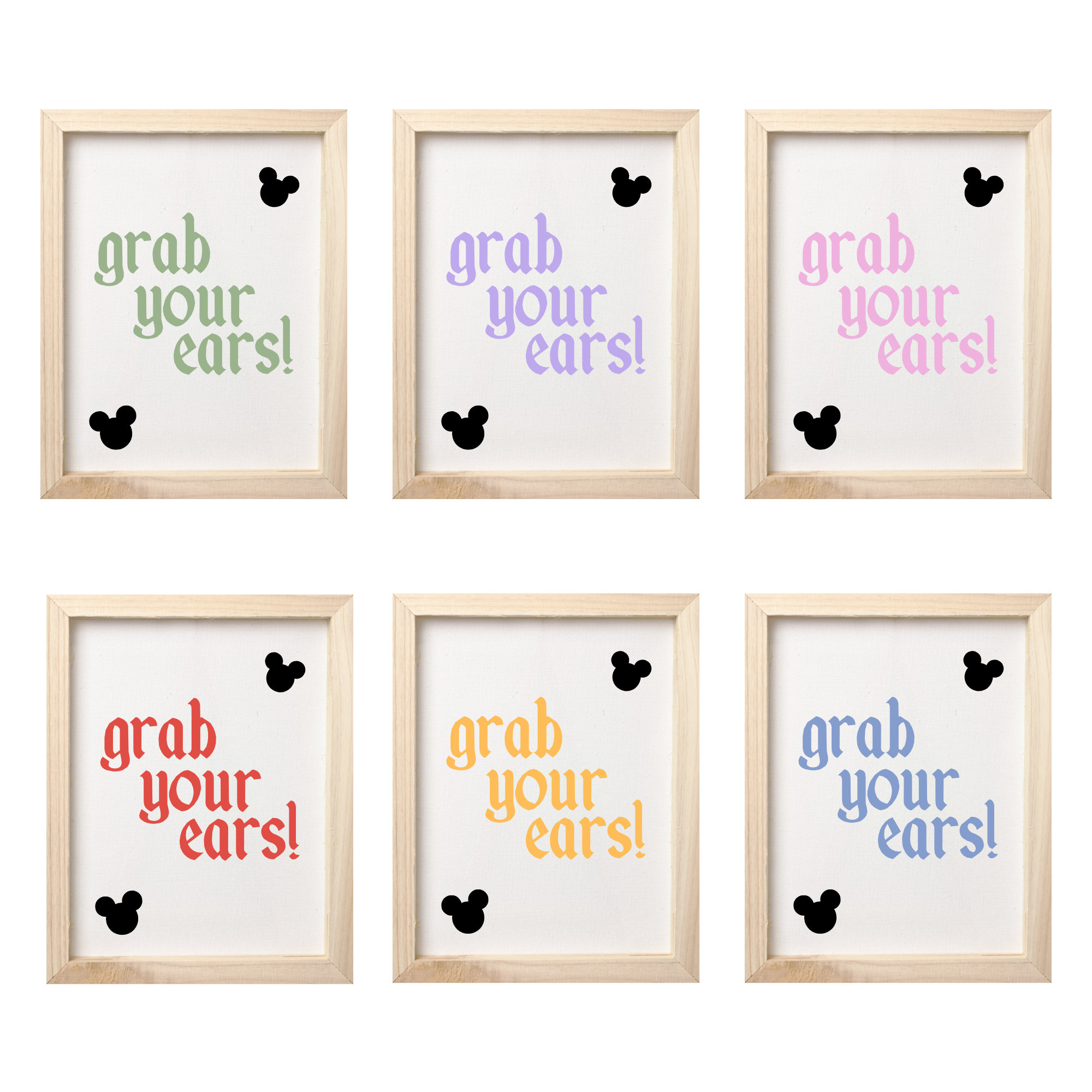 Grab Your Ears | Disneyland Party Decor | Disneyland Photo Props ...