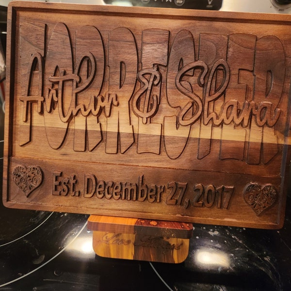 Stacked Text Signs - Etsy