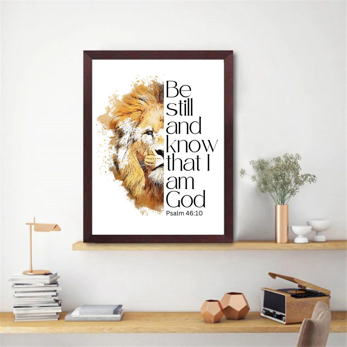 Psalm 46:10 Be Still and Know That I Am God Bible Verse - Etsy