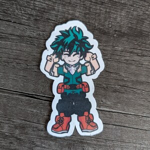 Izuku Midoriya Deku Paper Stickers - My Hero Academia Anime Fan Art ...